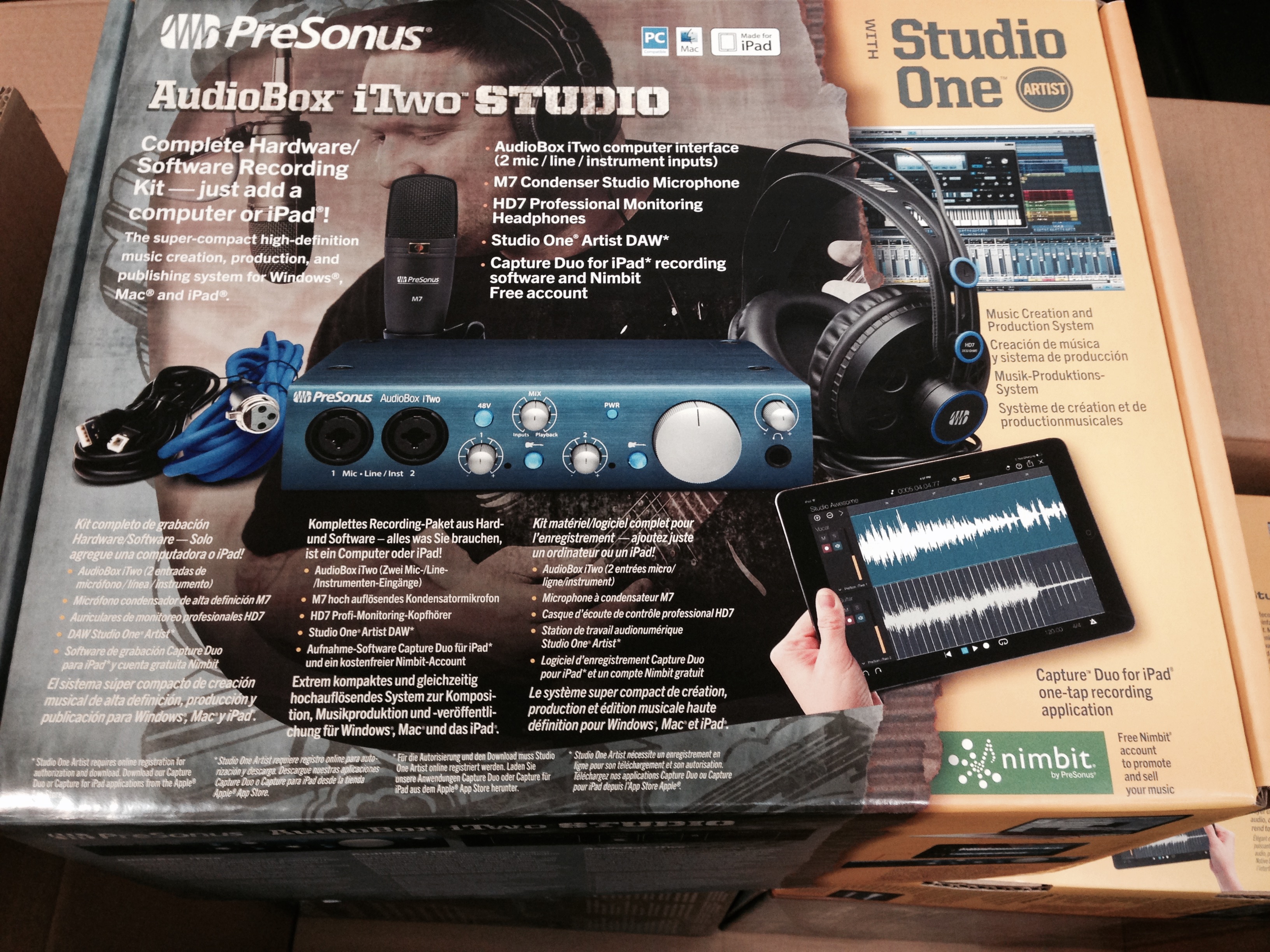 兩張圖搞懂 PreSonus AudioBox iTwo 錄音介面 | 璃思維スタジオ制作｜LiSWEi.com