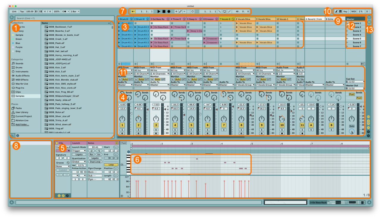 Ableton Live 操作介面快速導覽 （補完篇） | 璃思維スタジオ制作｜LiSWEi.com
