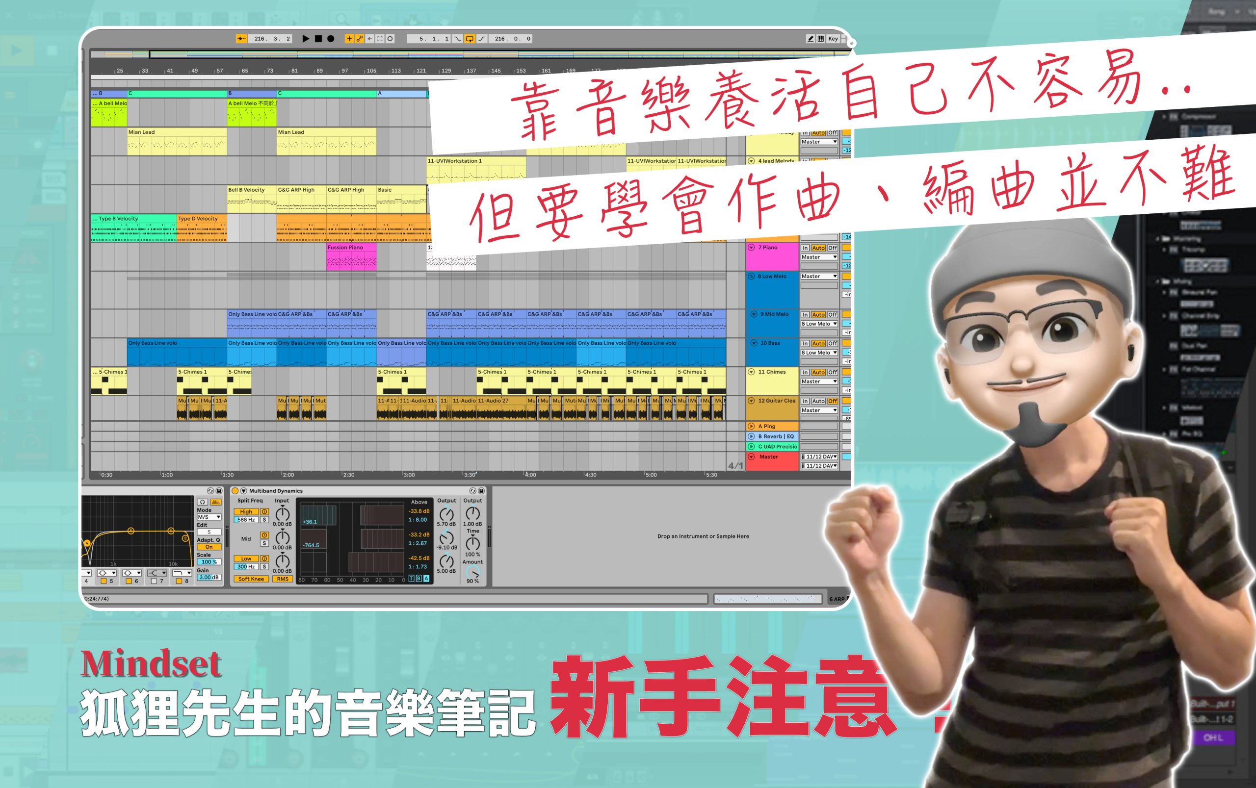 釋放你的音樂製作潛力：逐步實現夢想成為一位音樂製作人 | 璃思維スタジオ制作｜LiSWEi.com